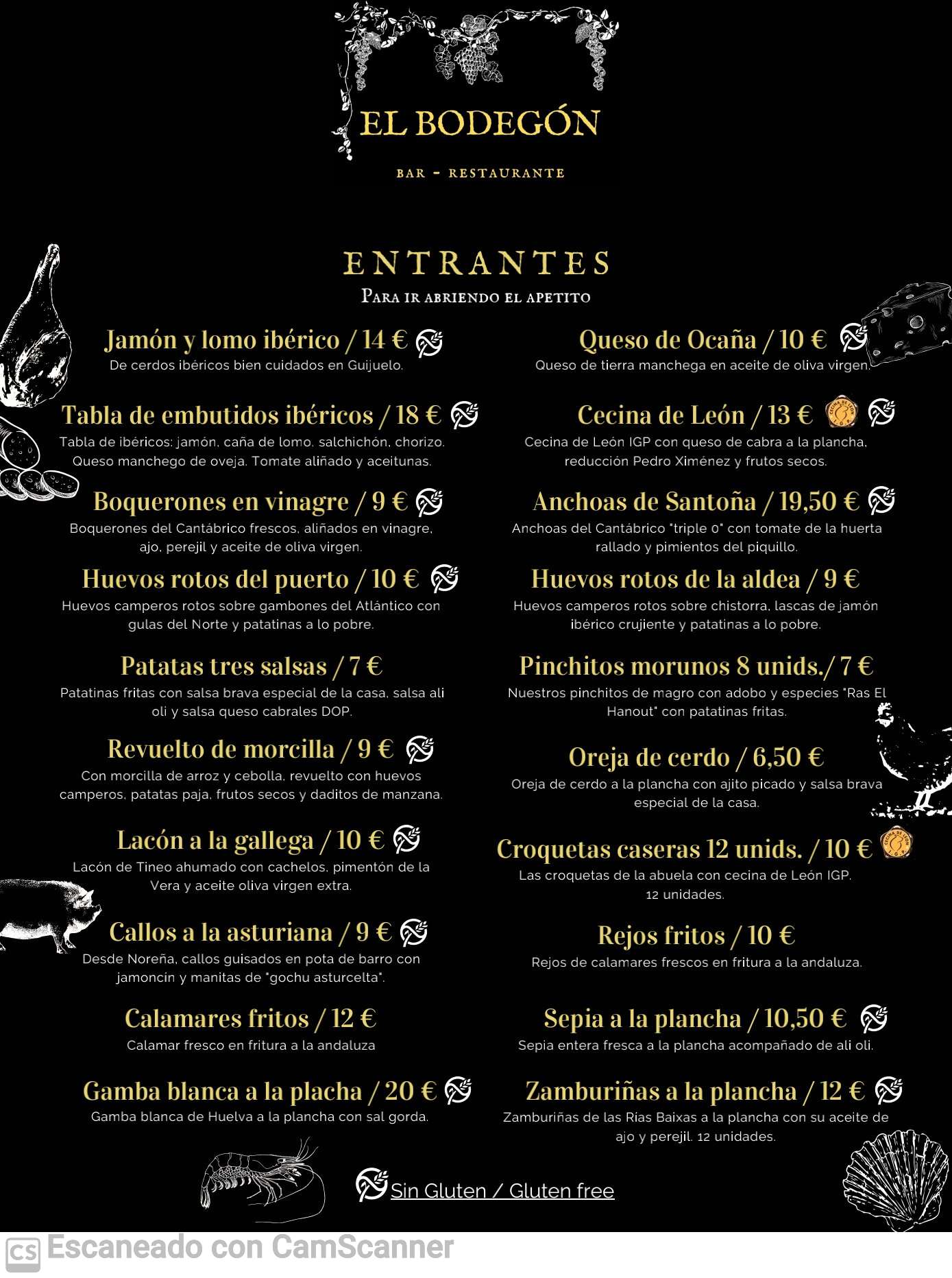 Bar Restaurante El Bodegon:comer bien en Móstoles - mostoles negocios